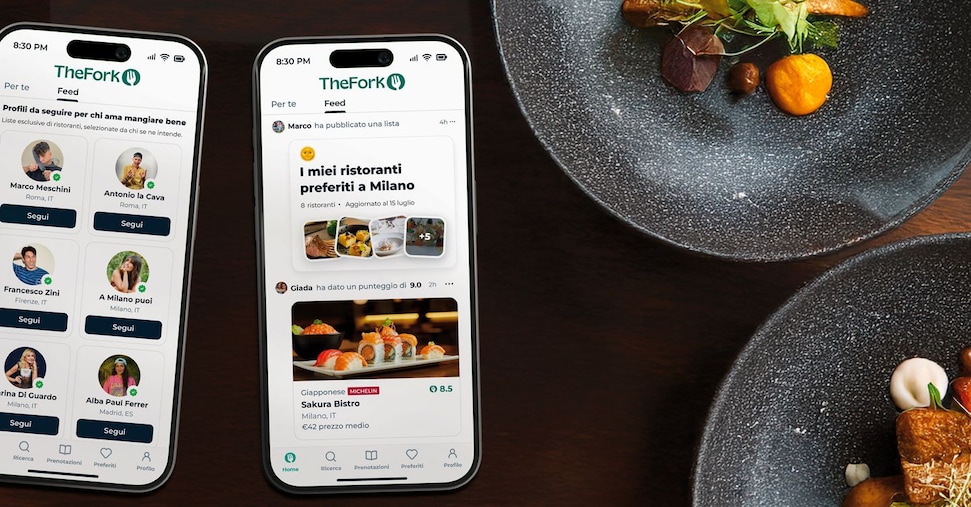 TheFork diventa anche social network e introduce l’Ai con l’assistente vocale - Il Sole 24 ORE